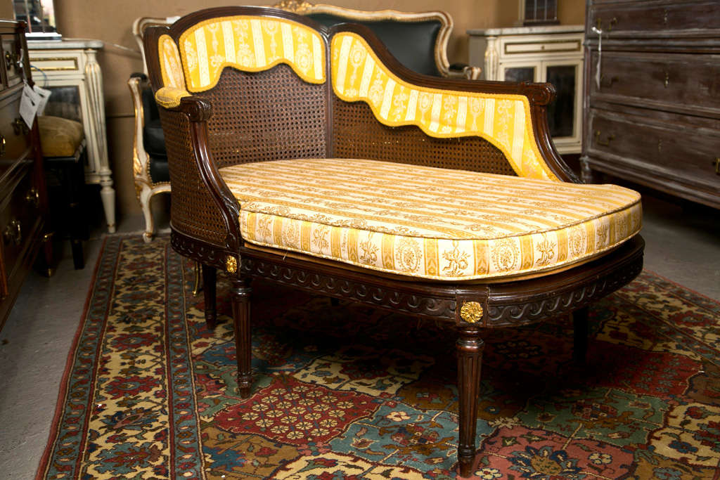 French Louis XIV Style Two-Piece Chaise at 1stDibs