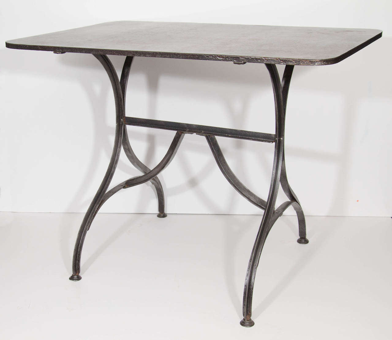 French Metal Bistro Table For Sale at 1stDibs