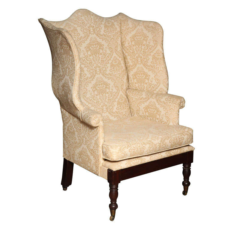 American Federal Wing Chair at 1stDibs