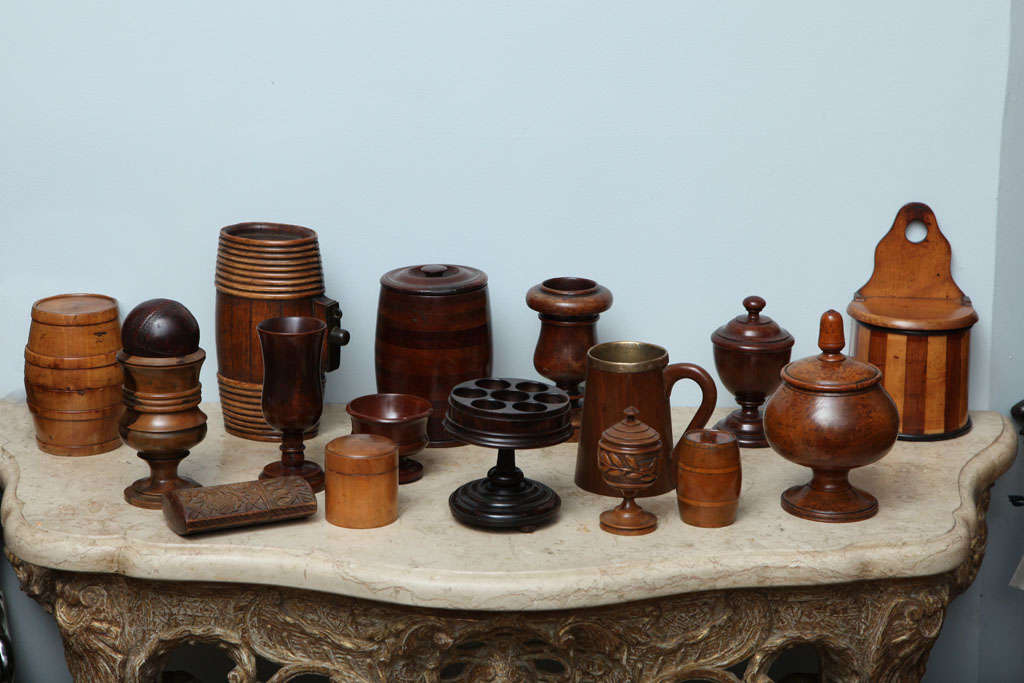 Assortment of Treen Objects at 1stDibs