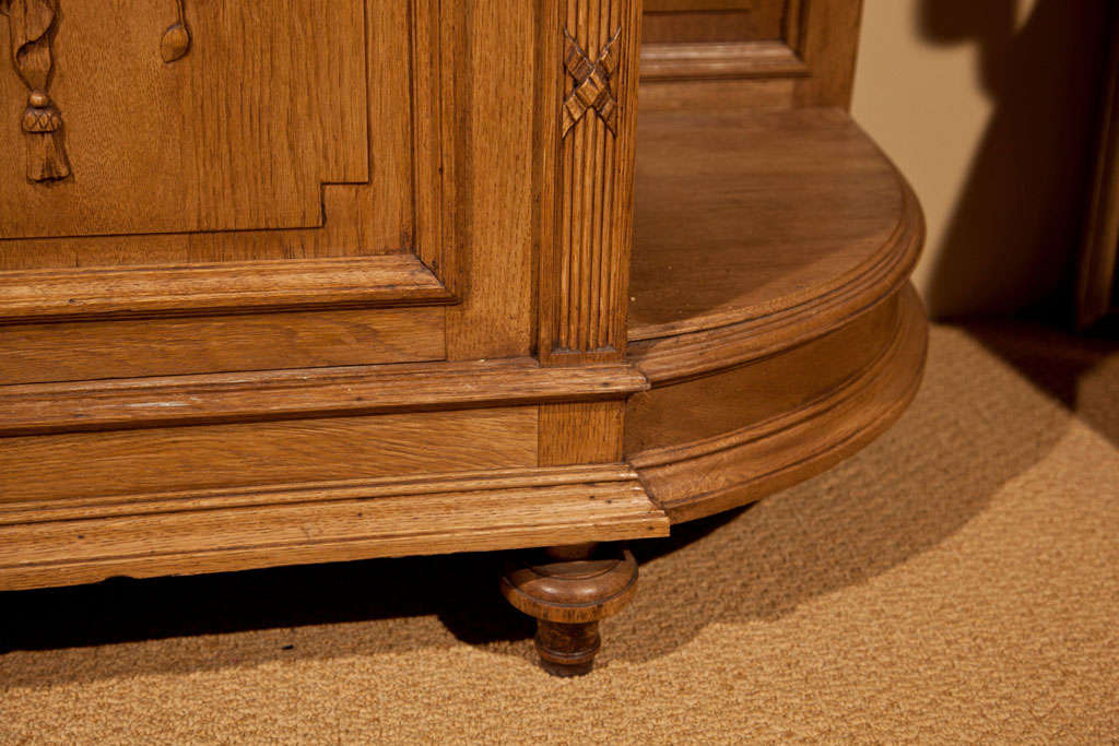 Carved Oak Server For Sale at 1stDibs