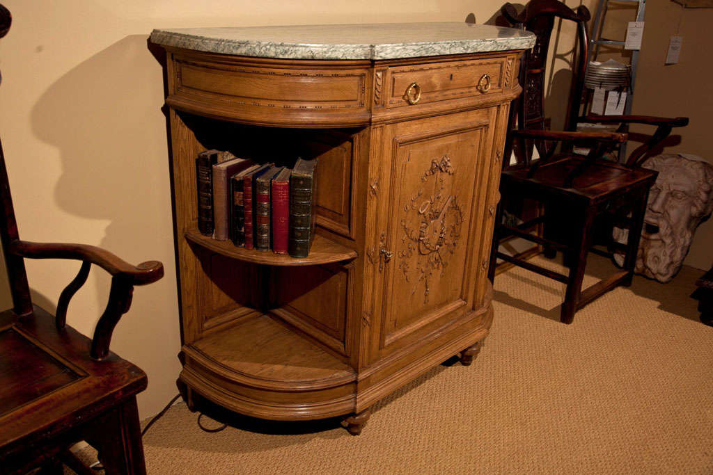 Carved Oak Server For Sale at 1stDibs