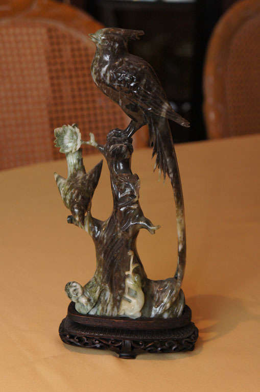 Chinese Carved Jade Bird Grouping For Sale at 1stDibs | jade bird ...