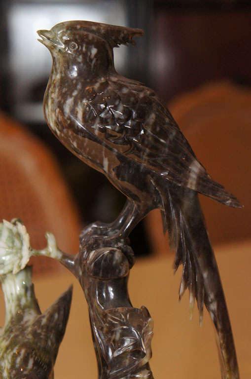 Chinese Carved Jade Bird Grouping For Sale at 1stDibs | jade bird ...