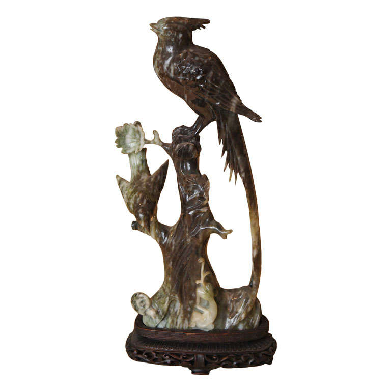 Chinese Carved Jade Bird Grouping For Sale at 1stDibs | jade bird ...