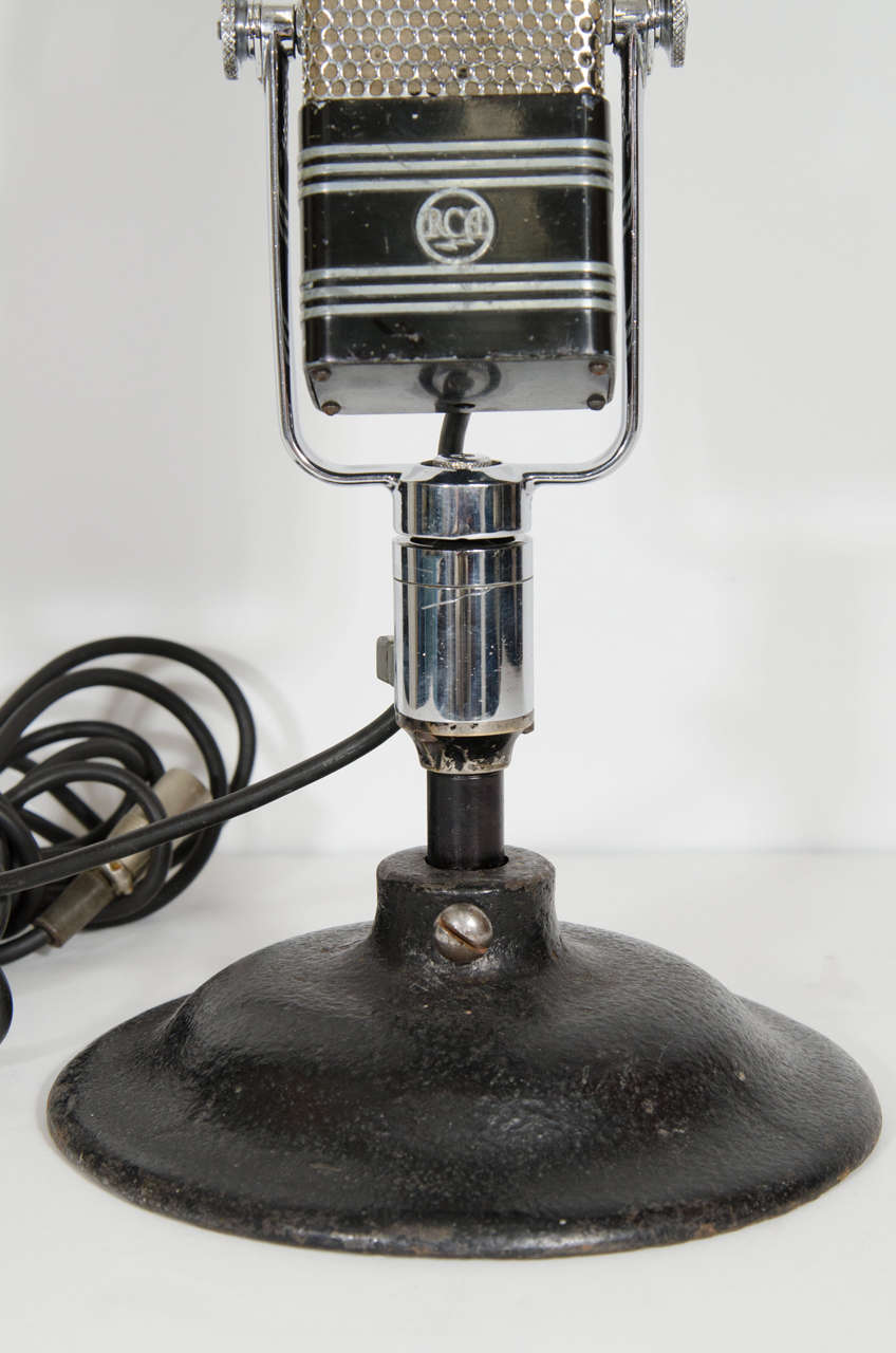 Art Deco RCA Type 44-BX Microphone, 1932 at 1stDibs | rca microphone ...