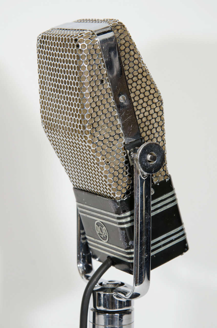 Art Deco RCA Type 44-BX Microphone, 1932 at 1stDibs | rca microphone ...