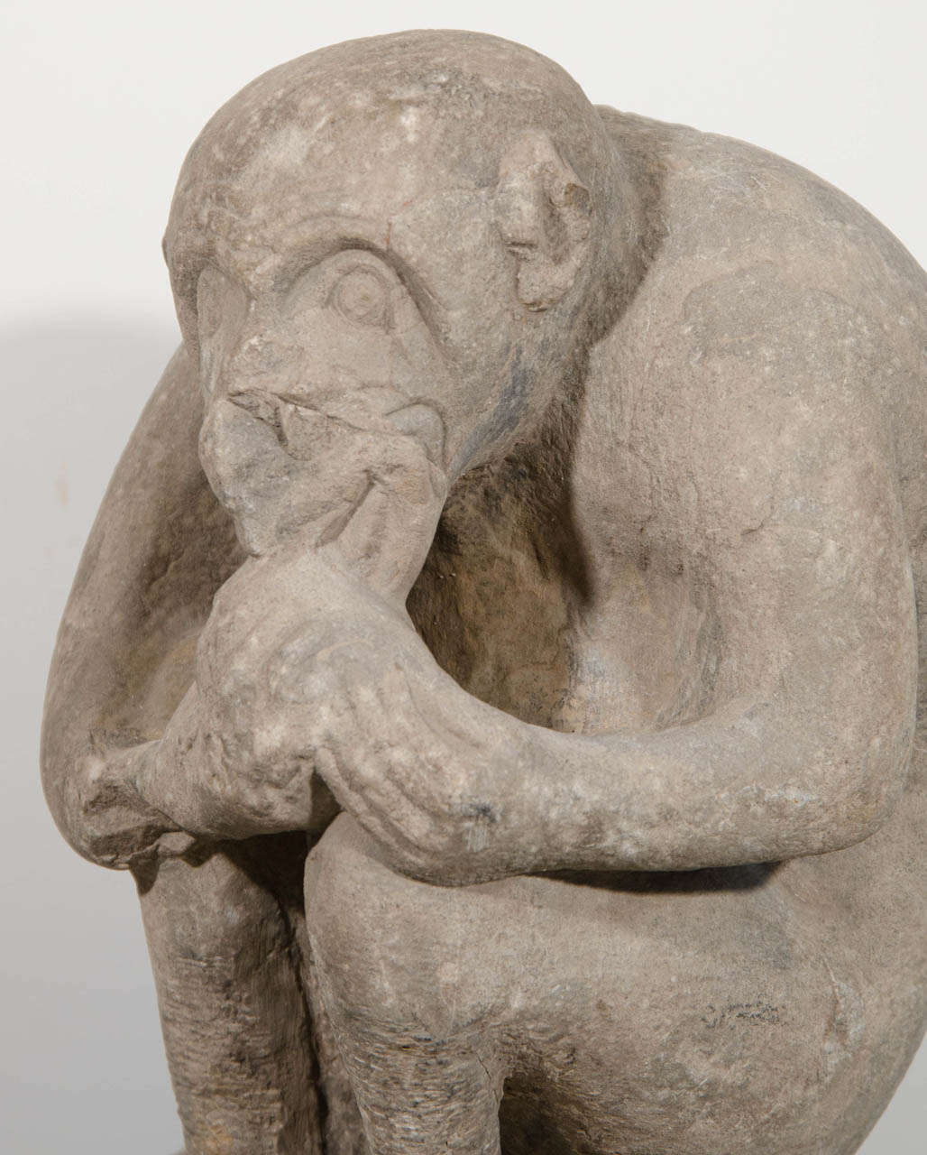 Antique Stone Monkey at 1stDibs
