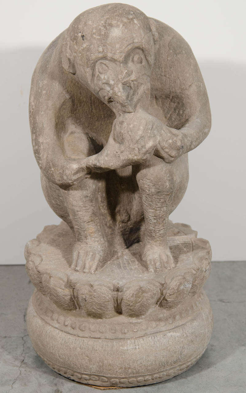 Antique Stone Monkey at 1stDibs