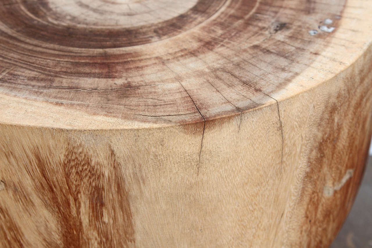 Organic Lychee Wood End Tables at 1stDibs