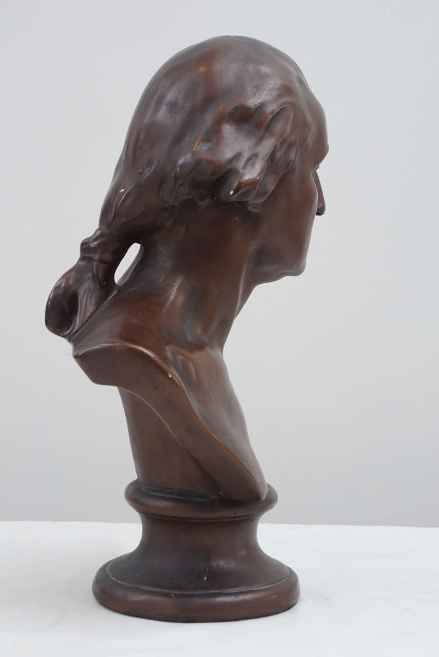 1920s Plaster Bust of George Washington at 1stDibs
