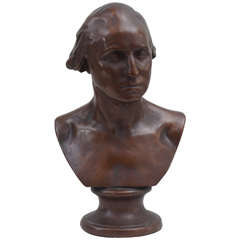 1920s Plaster Bust of George Washington at 1stDibs