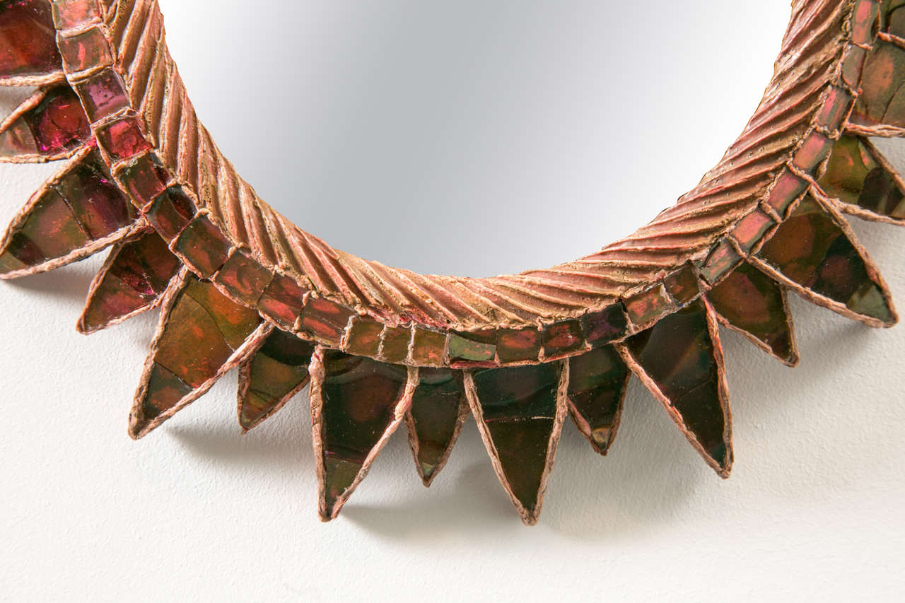 Line Vautrin, Sun Mirror No.1 "Soleil à Pointes N°1" For Sale at 1stDibs
