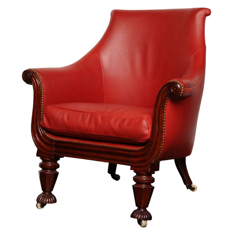 English Regency, Library Chair at 1stDibs