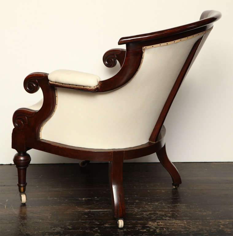 Exceptional Pair of Early 19th Century English Library Chairs For Sale ...