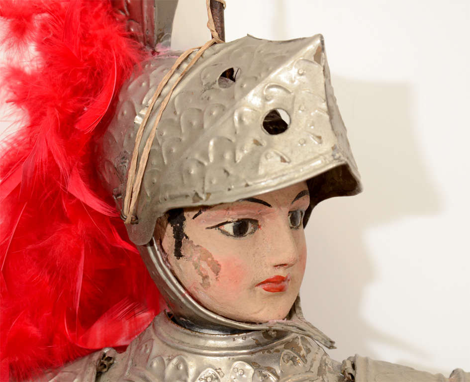 Pair of Antique Italian Large "Knight" Marionettes at 1stDibs | knight ...