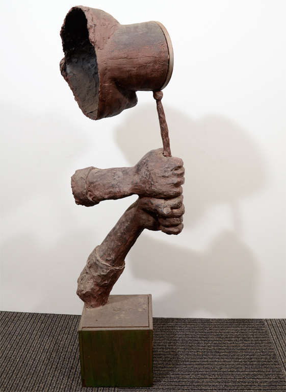 "The Scientists" Mid Century Surrealist Sculpture by William H ...