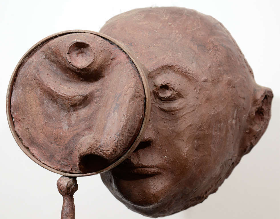 "The Scientists" Mid Century Surrealist Sculpture by William H ...