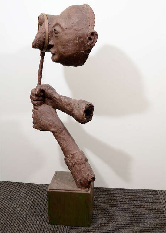 "The Scientists" Mid Century Surrealist Sculpture by William H ...