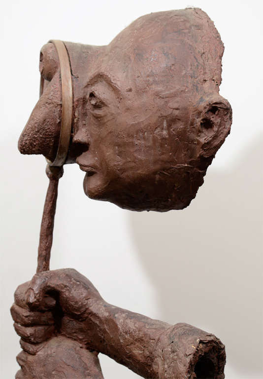 "The Scientists" Mid Century Surrealist Sculpture by William H ...