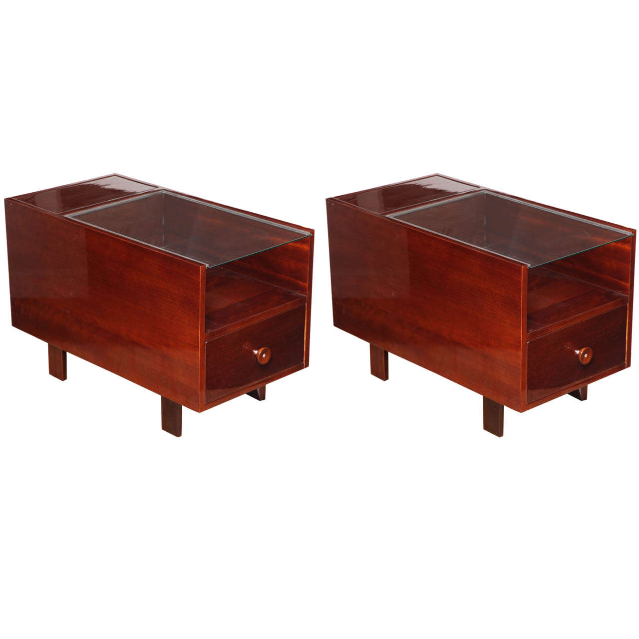 Pair of Midcentury Side Tables by George Nelson for Herman Miller For ...