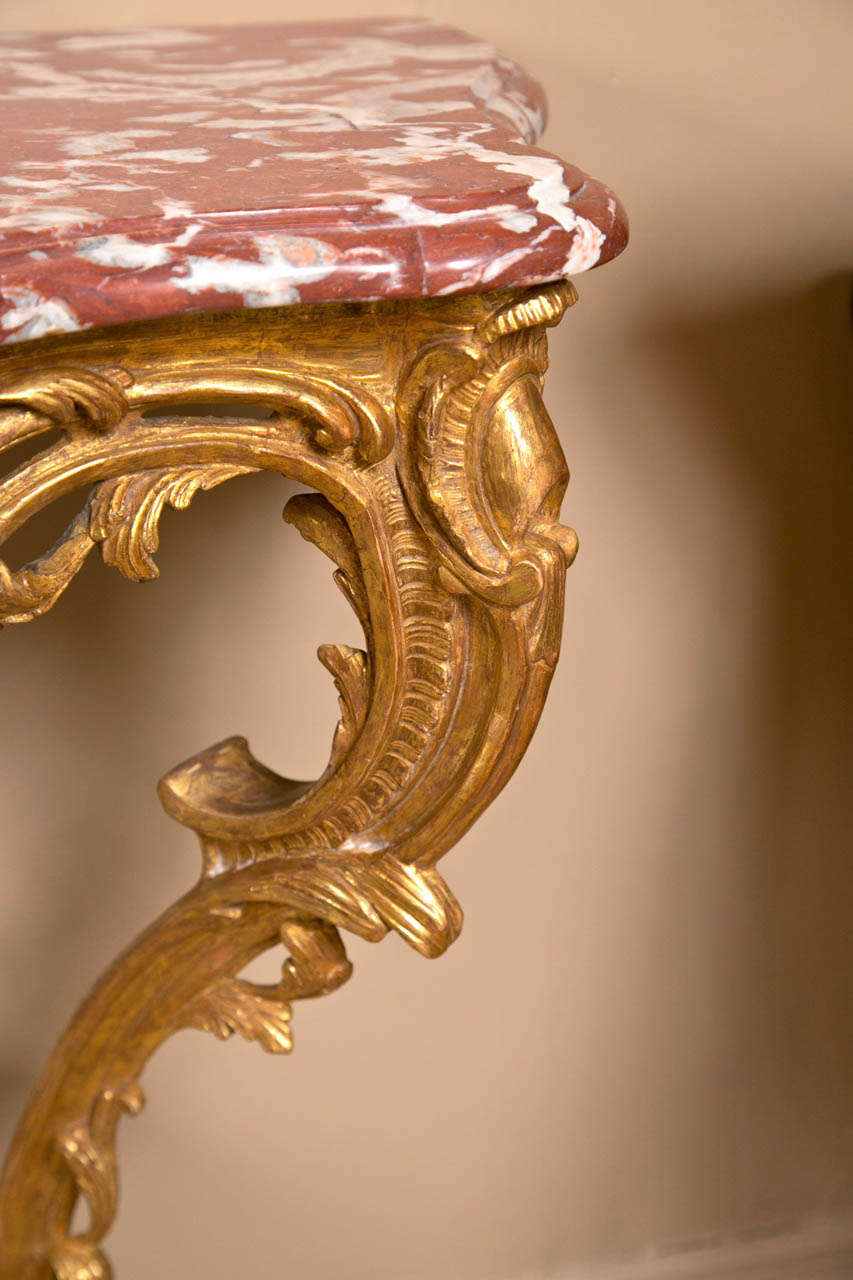 Louis XV Console Table at 1stDibs | louis xv table, louis console table ...