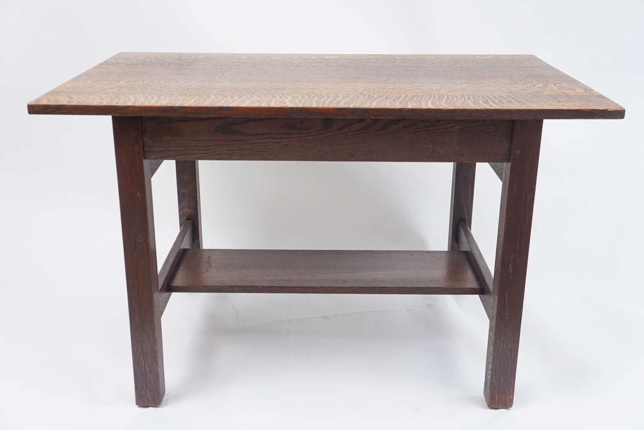 Gustav Stickley Library Table or Writing Desk, circa 1905 at 1stDibs
