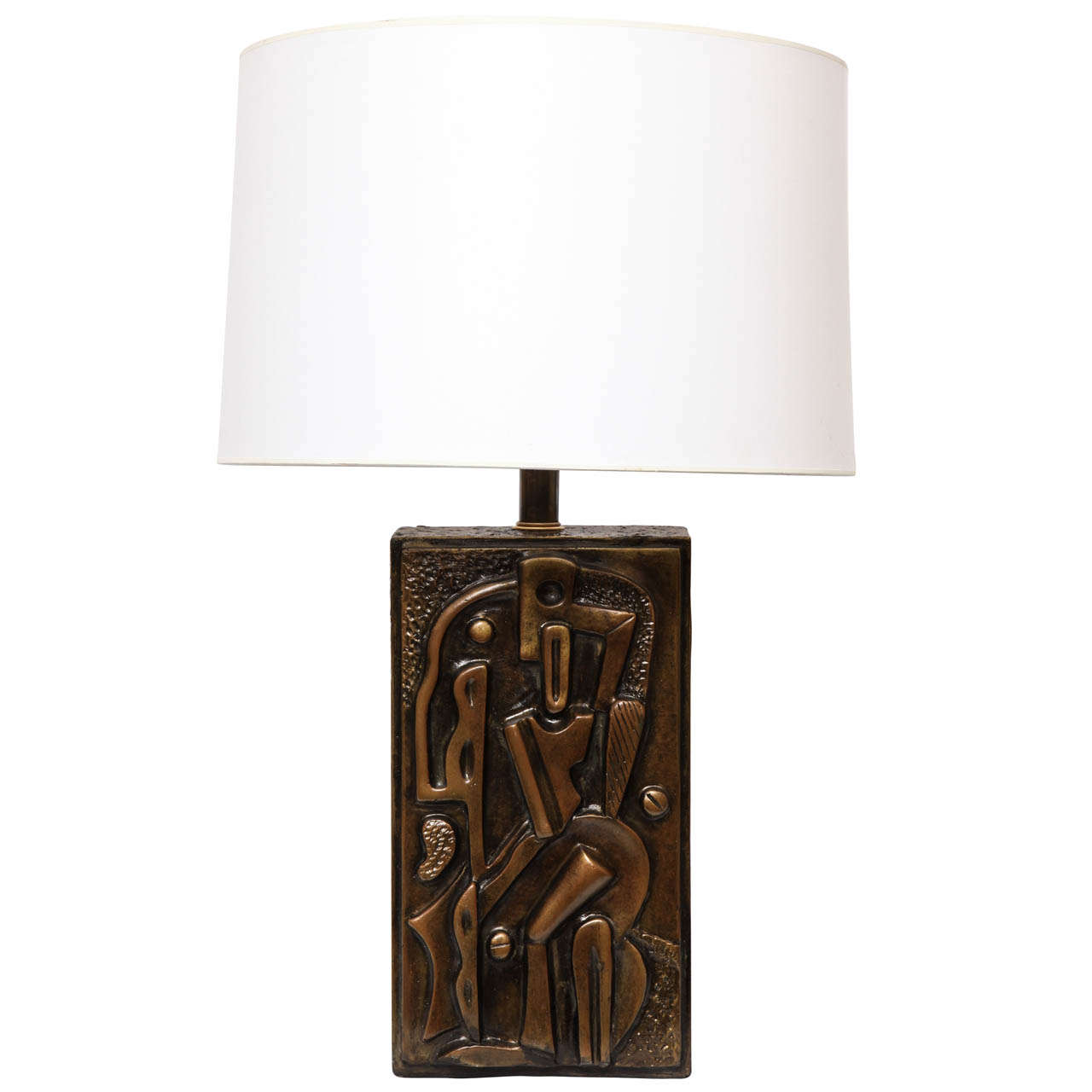 A 1940's American Abstract Cubist Table Lamp at 1stDibs