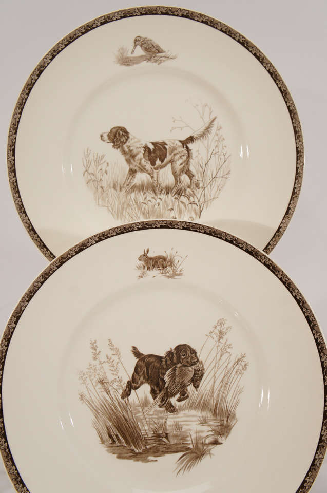 Set of 12 Wedgwood American Sporting Dog Plates- M.Kirmse at 1stDibs ...