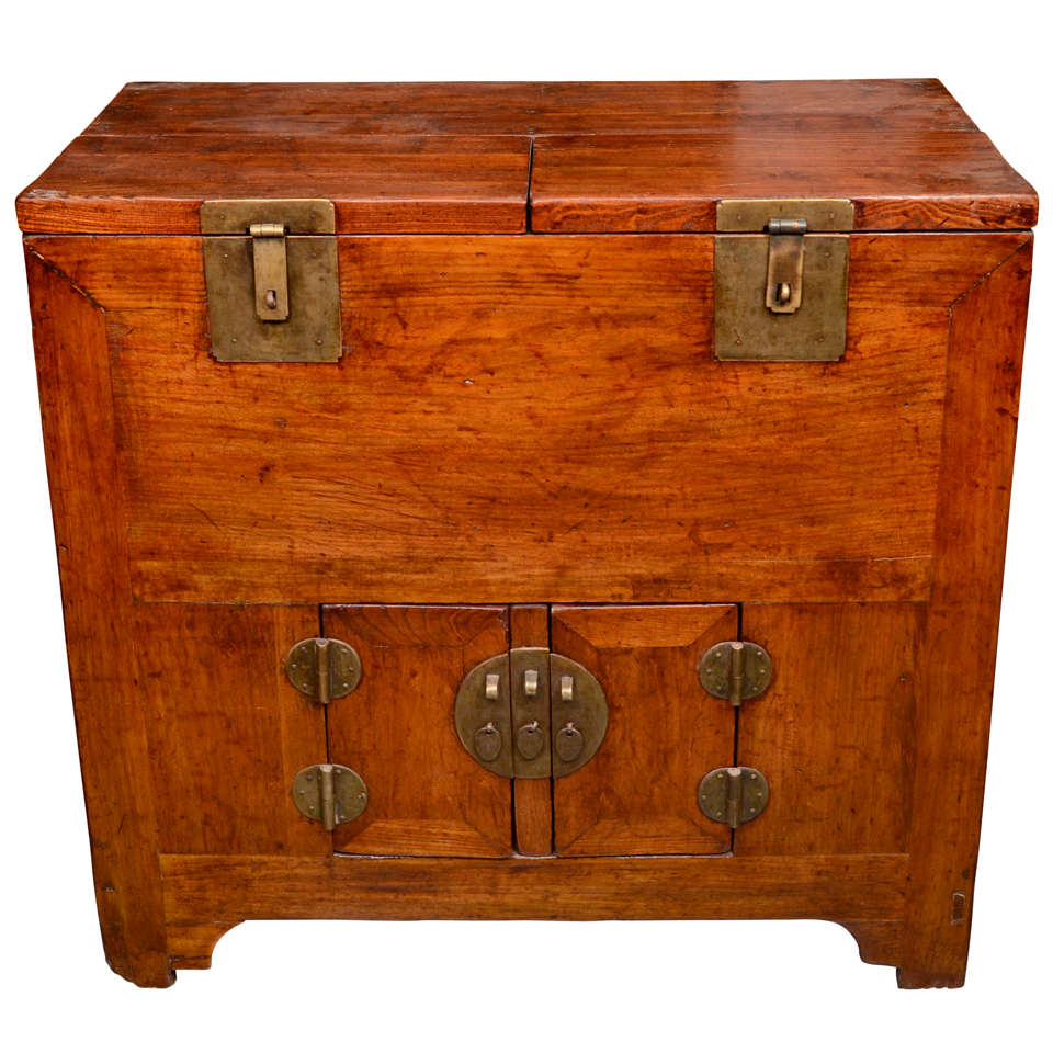 1920's Elm Coin Chest at 1stDibs