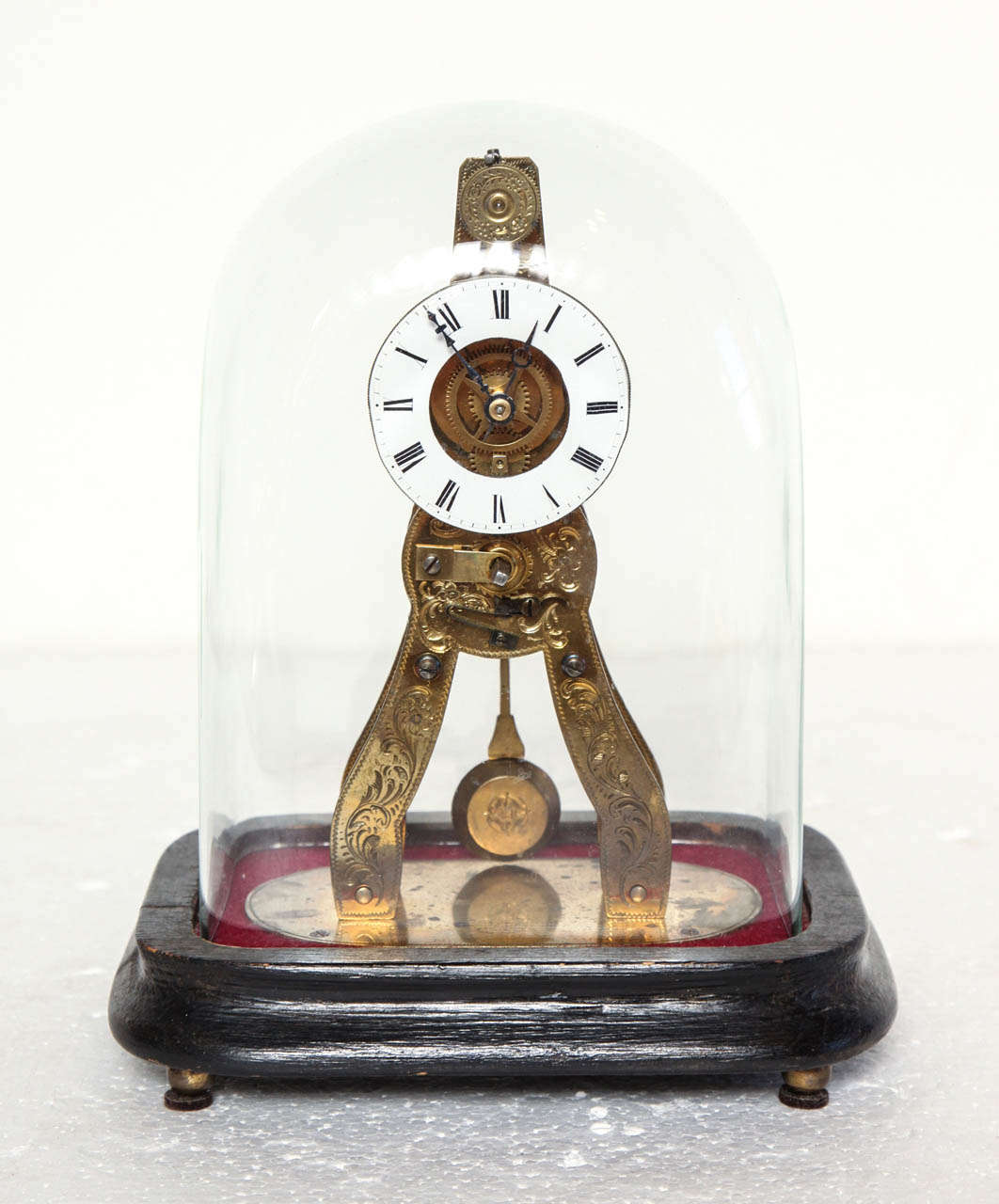 19th Century French Skeleton Clock at 1stDibs