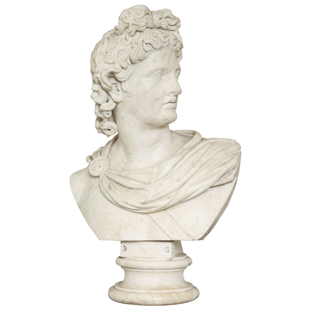 19th Century Heroic Bust of Apollo at 1stDibs