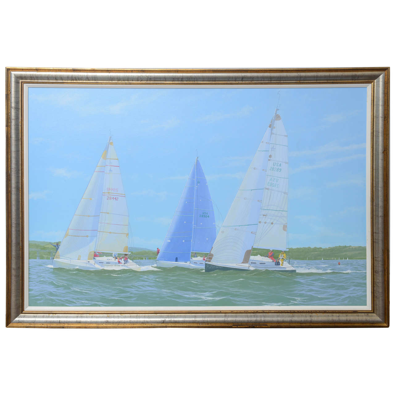 R.C . Mitchell of London Oil Painting at 1stDibs