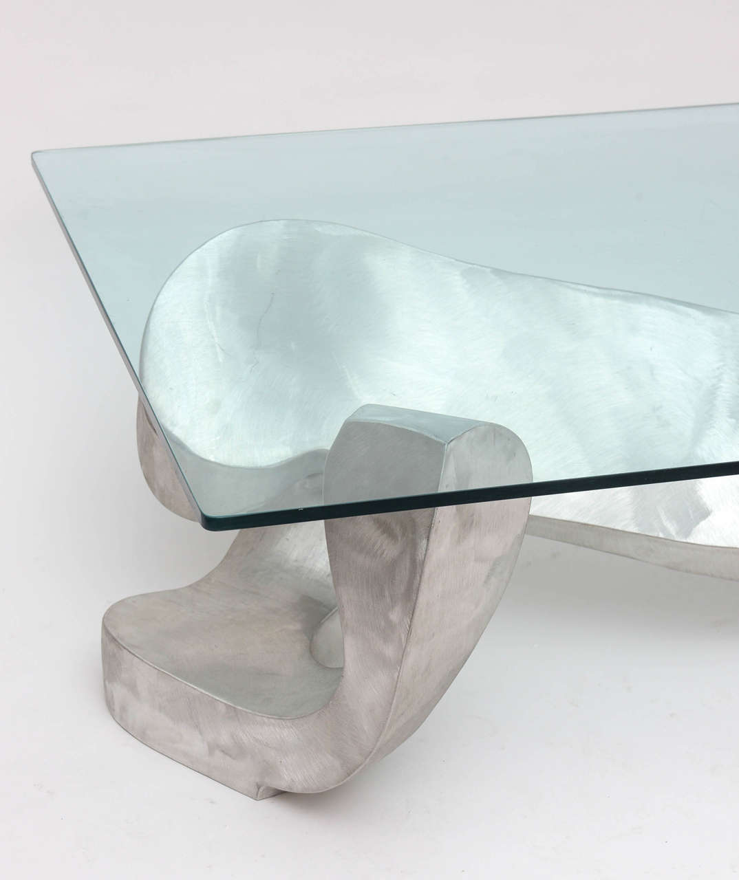 Bill Barrett Fabricated Aluminum Sculpture Coffee Table For Sale at ...