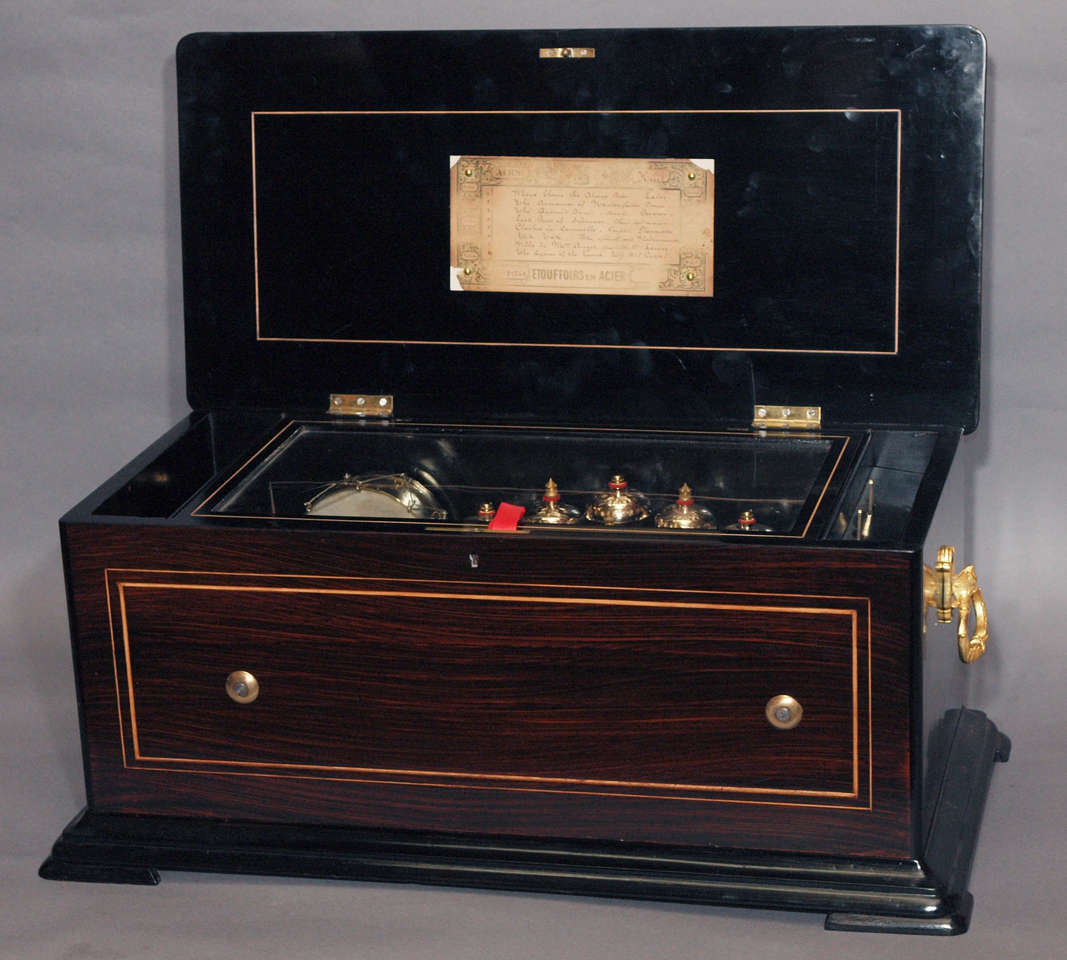 Antique Swiss Music Box at 1stDibs