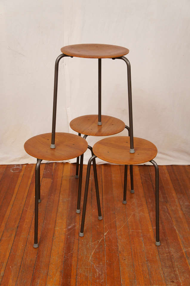 mid century Danish nesting table or stools, 4 at 1stDibs | mid century ...