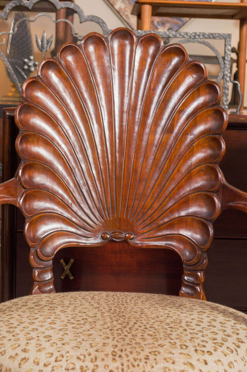 Six Walnut Venetian Grotto Chairs at 1stDibs | venetian grotto ...