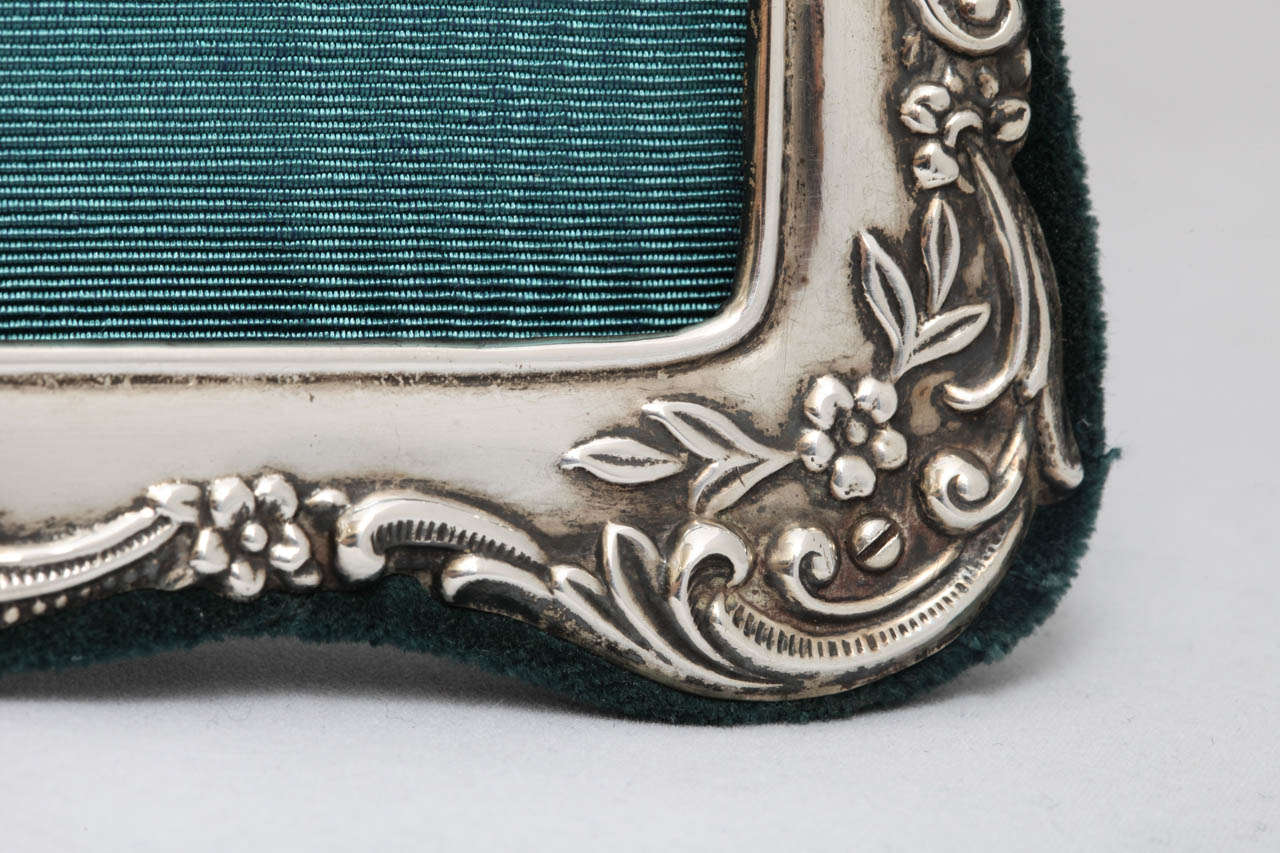 Sterling Silver Victorian Picture Frame at 1stDibs