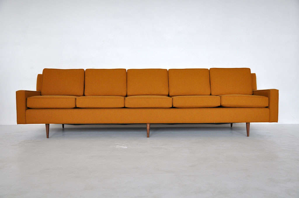 9 ft Long Mid-Century Sofa at 1stDibs | 9' sofa, 9 foot sofa, 9 ft sofa