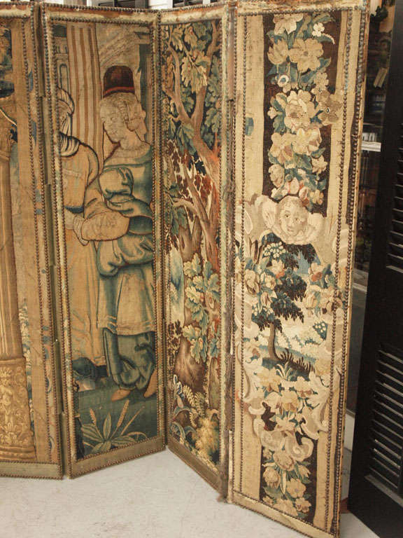 17th C Tapestry Fragment Screen For Sale at 1stDibs | tapestry screen