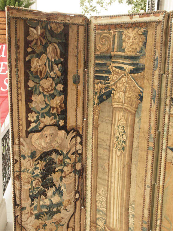 17th C Tapestry Fragment Screen For Sale at 1stDibs | tapestry screen