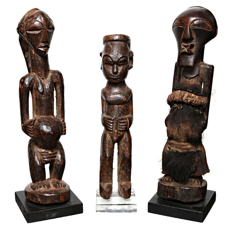 Carved Luba Figure at 1stDibs