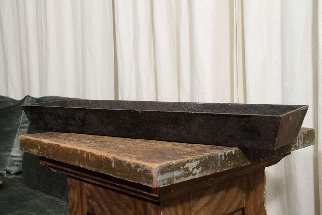 Rectangular Metal Trough at 1stDibs