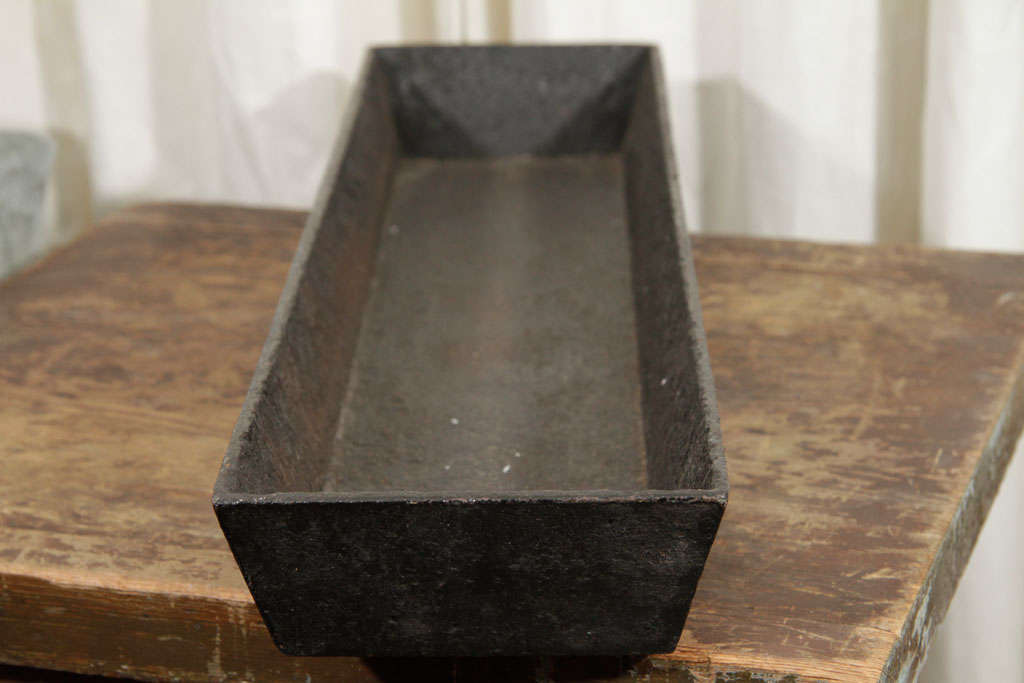 Rectangular Metal Trough at 1stDibs