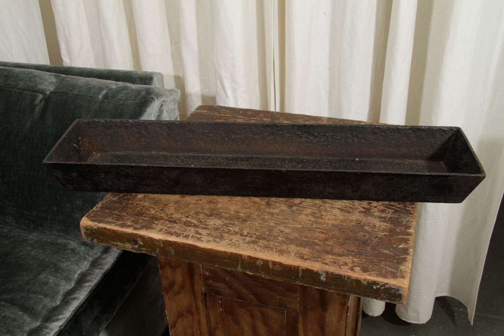 Rectangular Metal Trough at 1stDibs