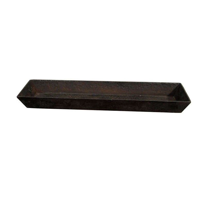 Rectangular Metal Trough at 1stDibs