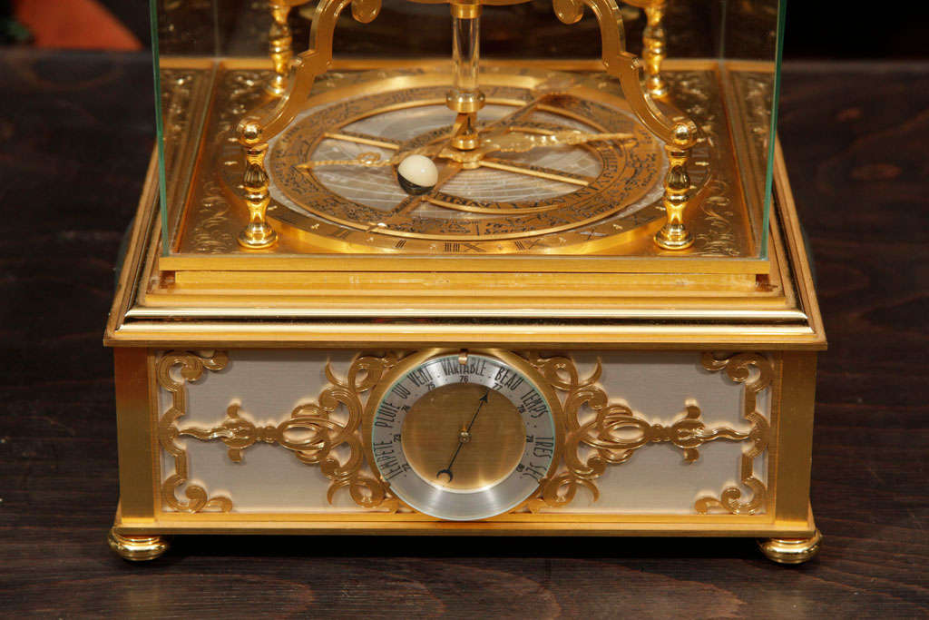 French Globe Form Clock by Hour Lavigne at 1stDibs | hour lavigne clock ...