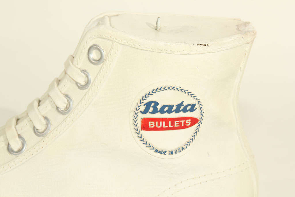 Bata Bullets Hightop Sneaker Sculpture at 1stDibs