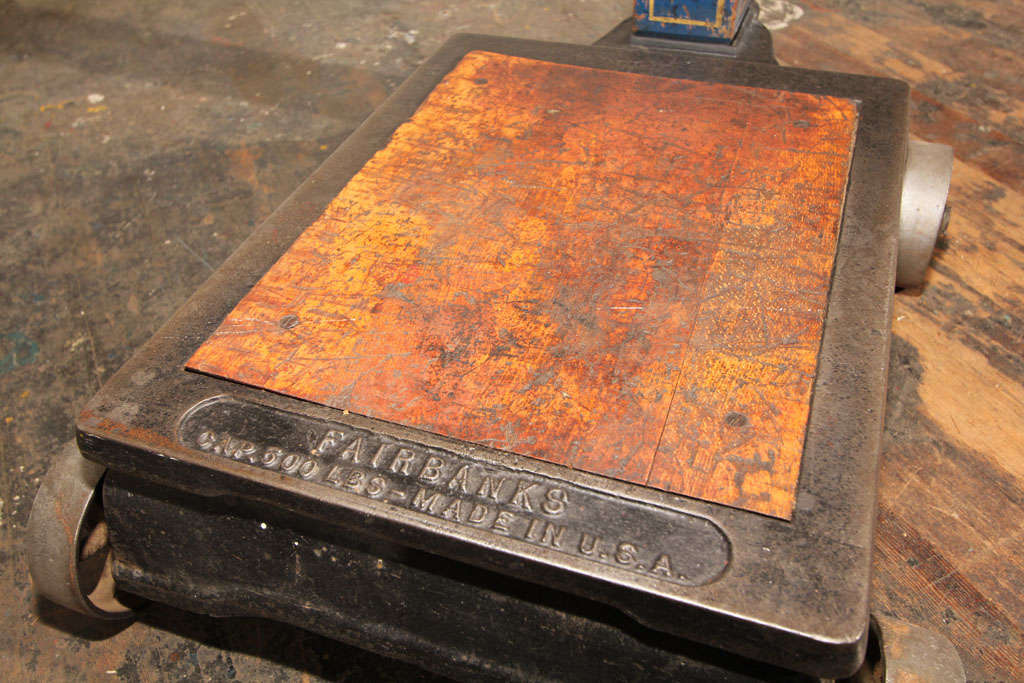 Fairbanks Industrial Scale at 1stDibs | antique fairbanks scale ...