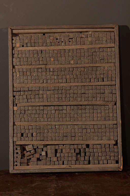 Chinese Movable Type Woodblock Printing Set at 1stDibs